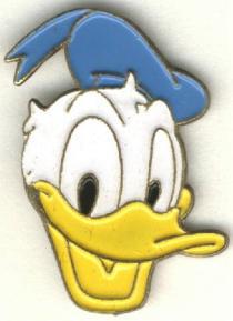 Pincollector: Donald Duck head - Smiling