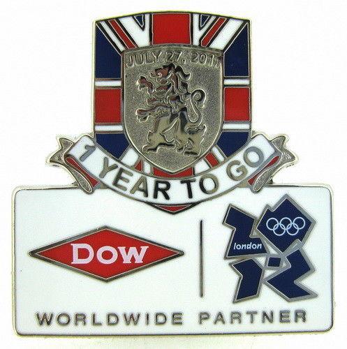 Pincollector: July 27, 2011 1 Year To Go Dow Worldwide Partner