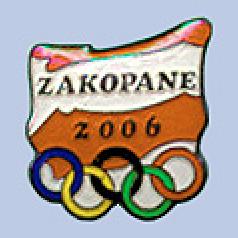 Pincollector: Zakopane 2006 Poland Flag With Rings Cut-Out Pin