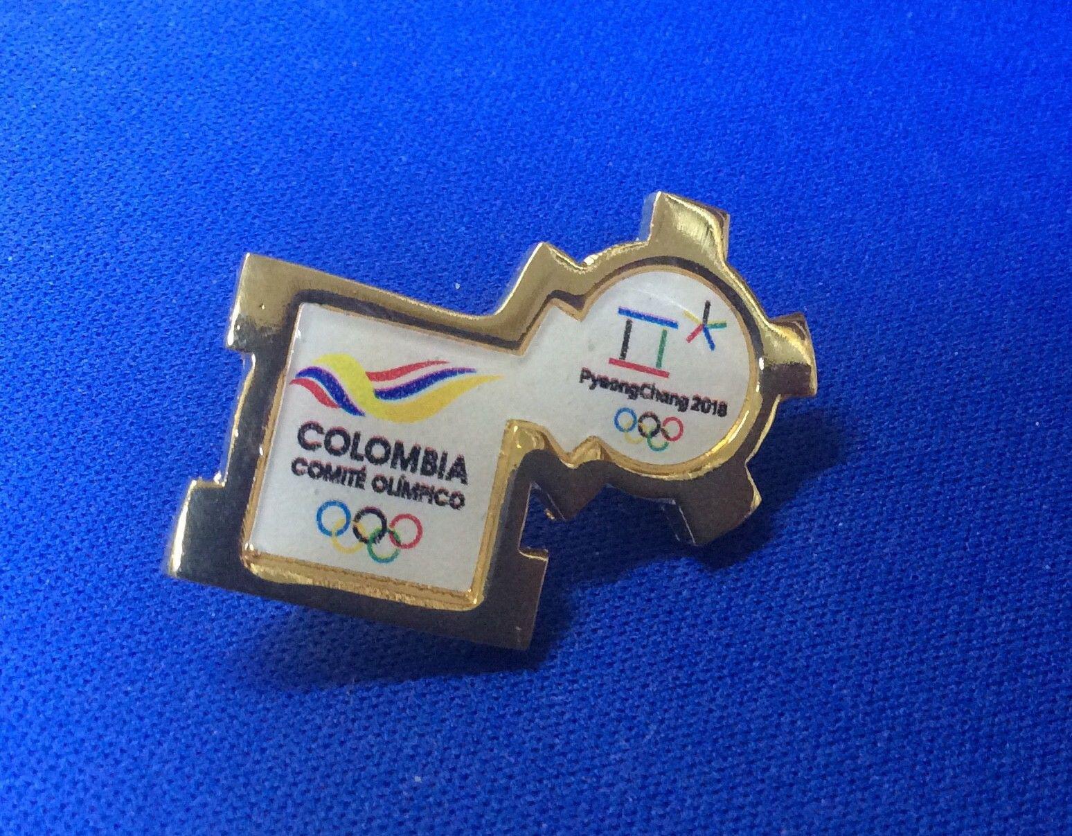 Pincollector: Colombia Dated NOC Pin Pyeongchang 2018