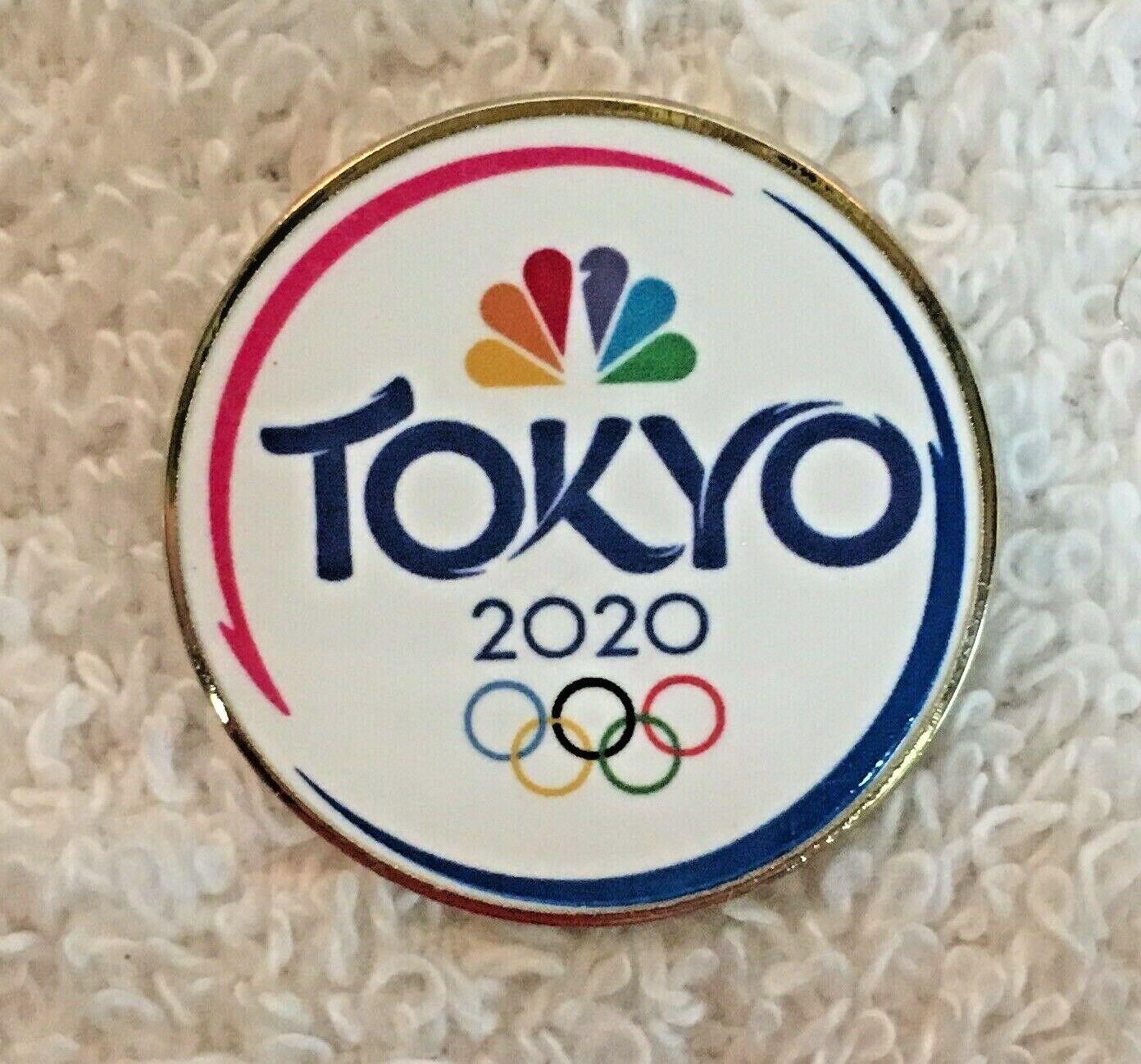Pincollector: Tokyo 2020 NBC White Round Pin