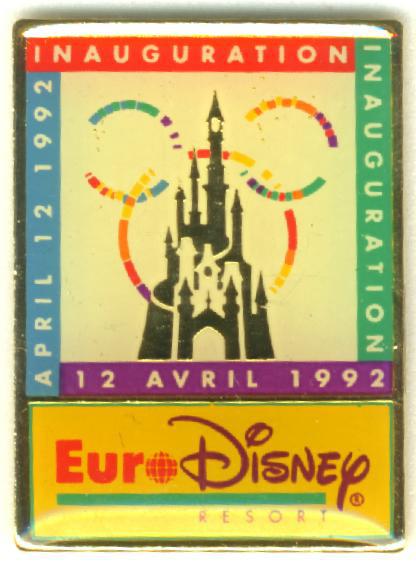 Pincollector: EuroDisney - Inauguration (April 12, 1992)