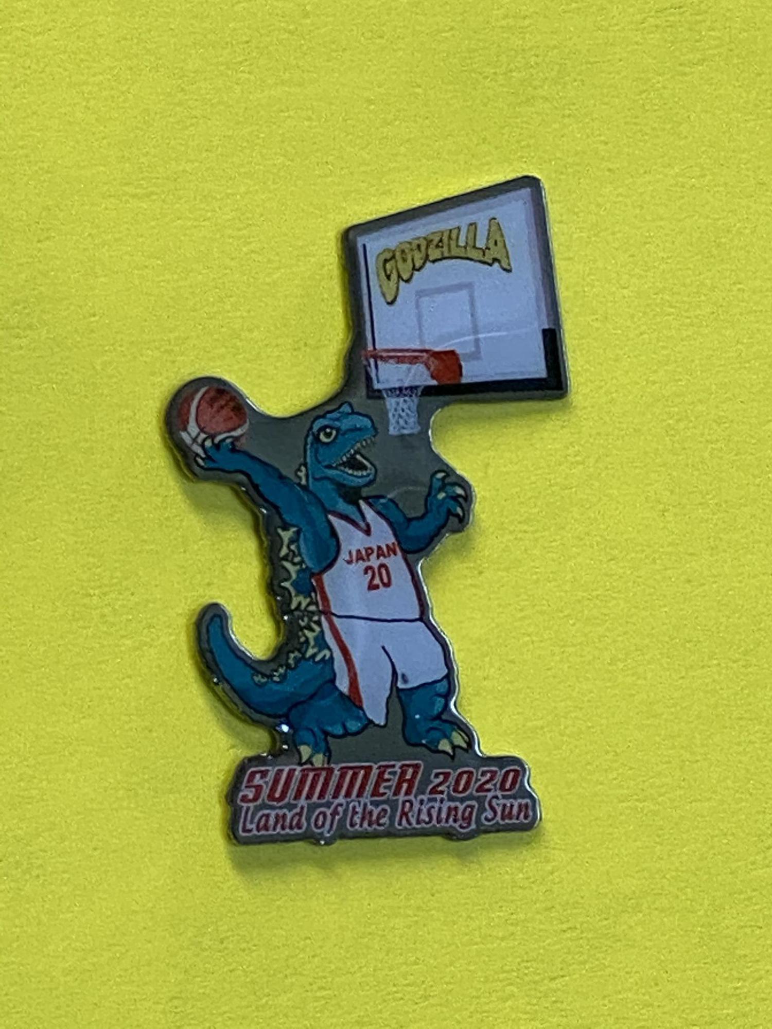 Pincollector: Godzilla Playing Basketball