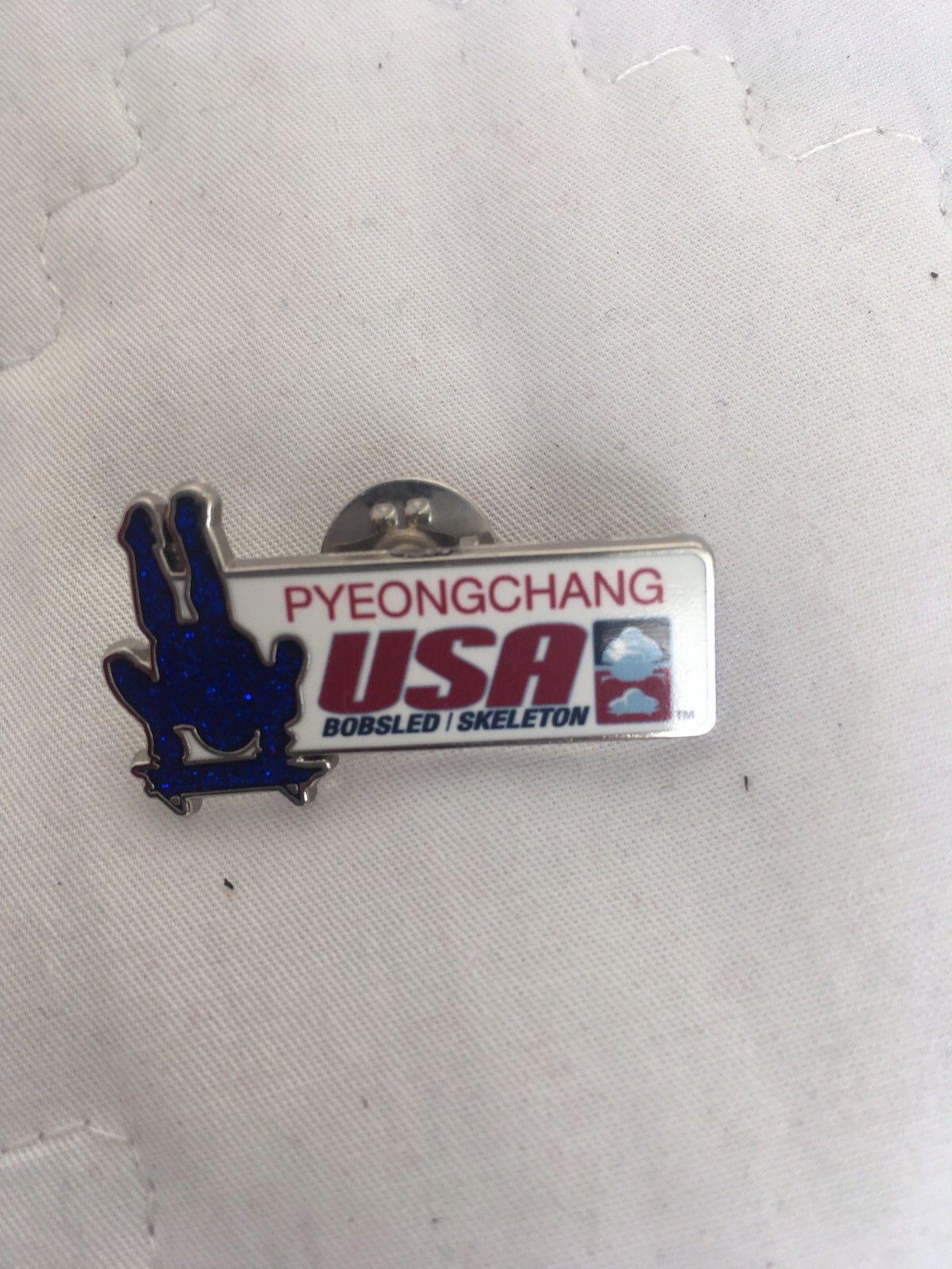 Pincollector: USA Skeleton Bobsled Pin 2018 PyeongChang
