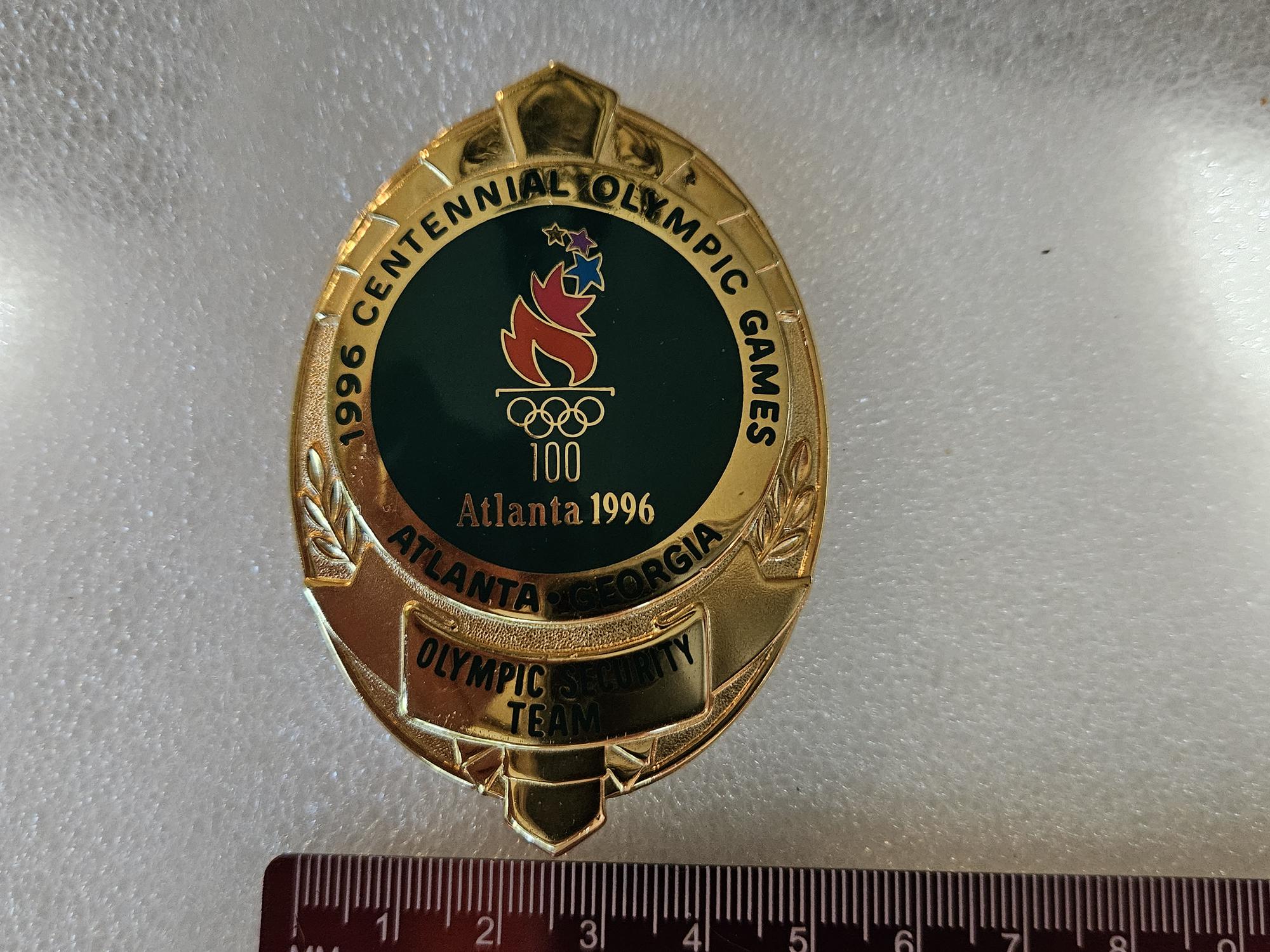 Pincollector: Atlanta 1996 Security Badge Olympic Security ...
