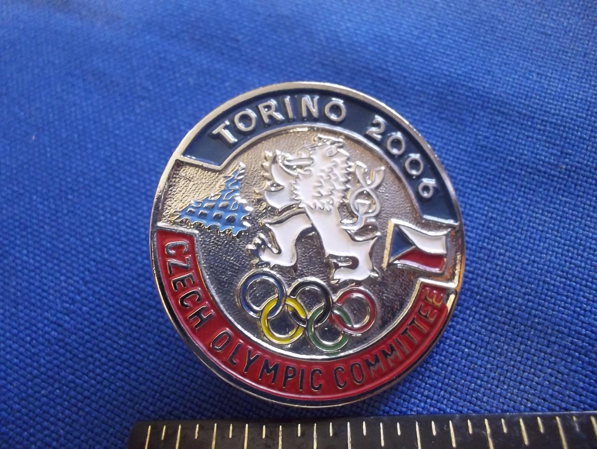 Pincollector: Torino 2006 Czech Olympic Committee Round Pin