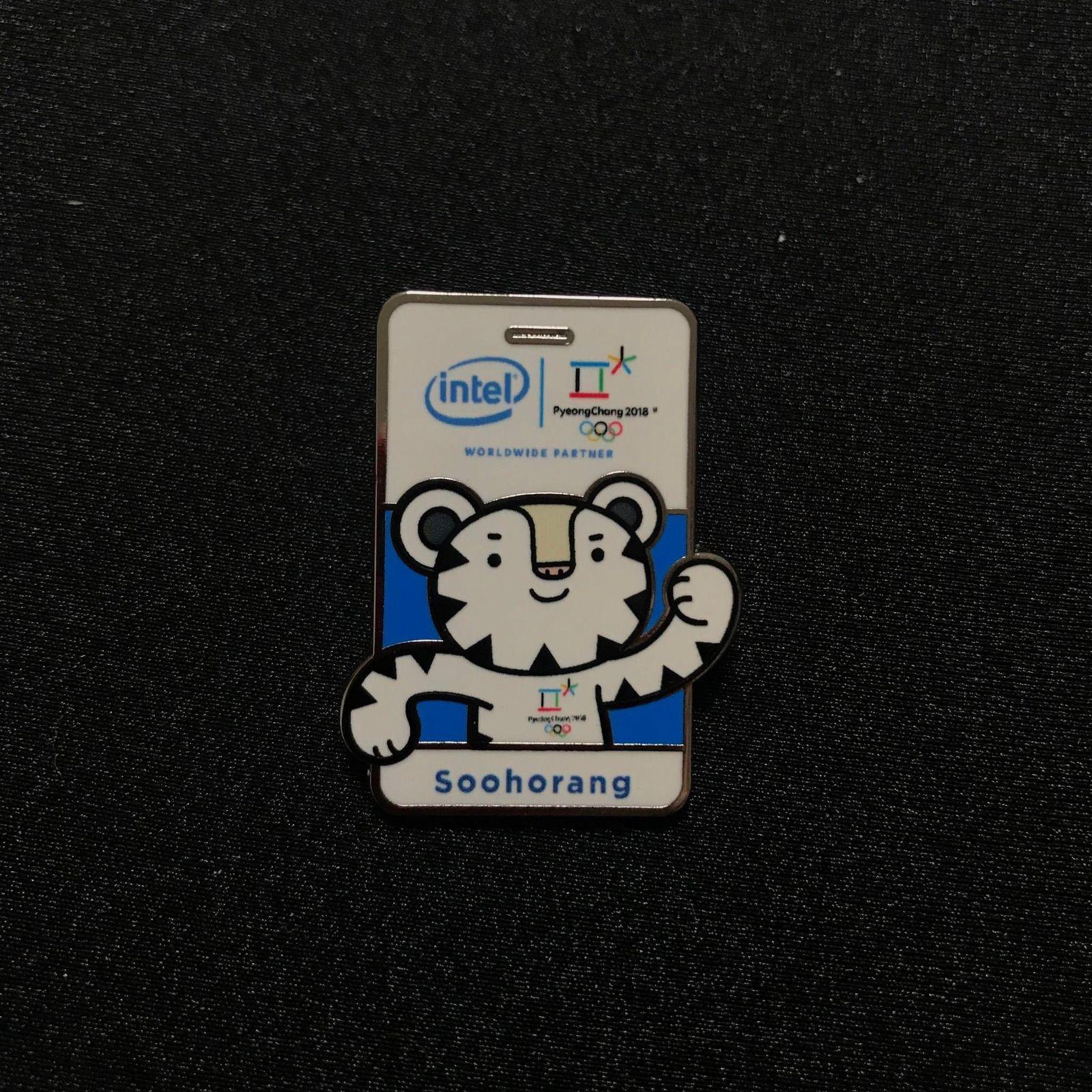 Pincollector: INTEL TIGER MASCOT SPONSOR PYEONGCHANG 2018