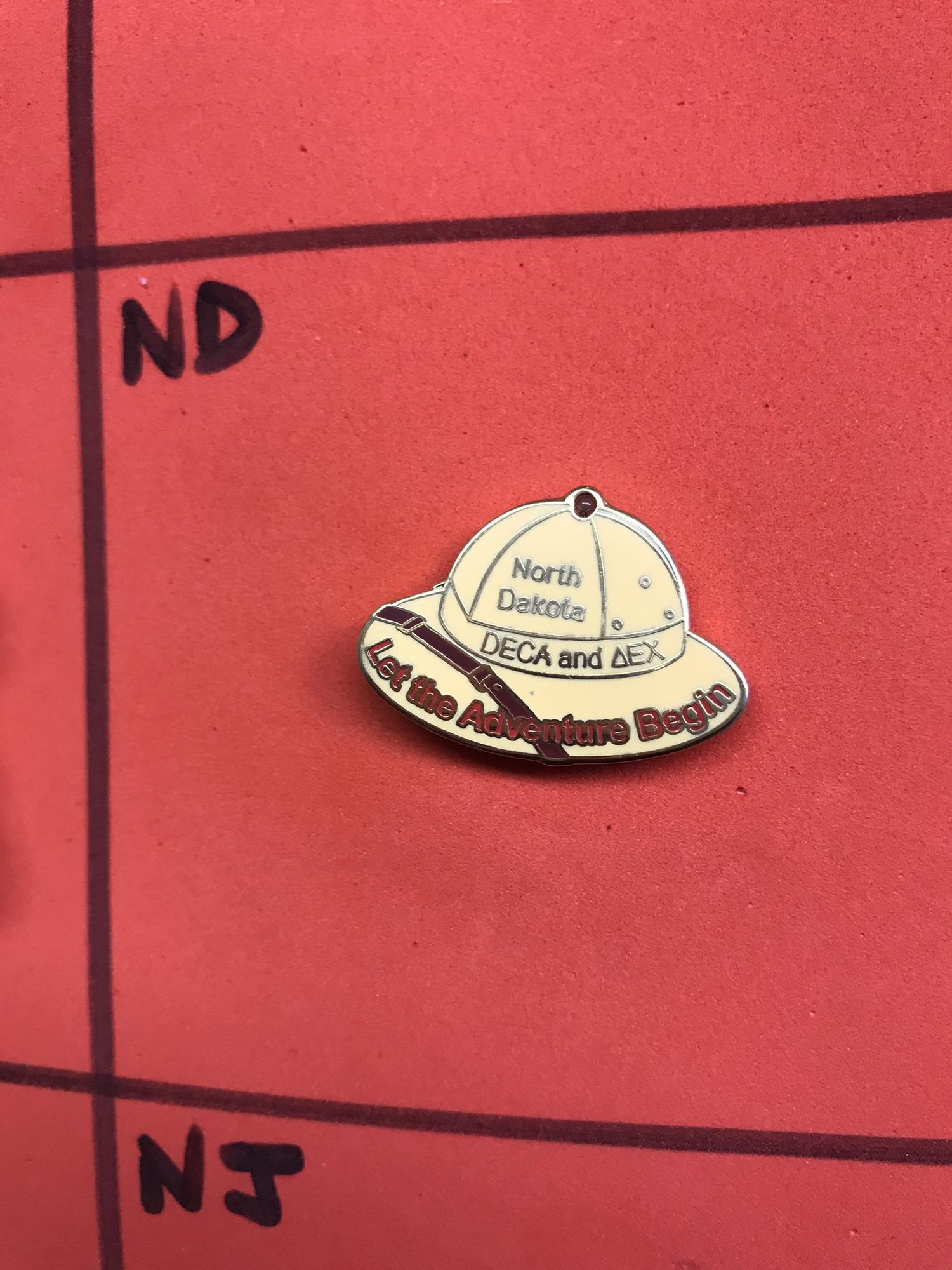 Pincollector: North Dakota DECA ICDC 2007 Safari Hat Let th...