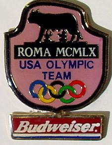 Pincollector: Budweiser USA Olympic Team Roma MCMLX Rome 1960
