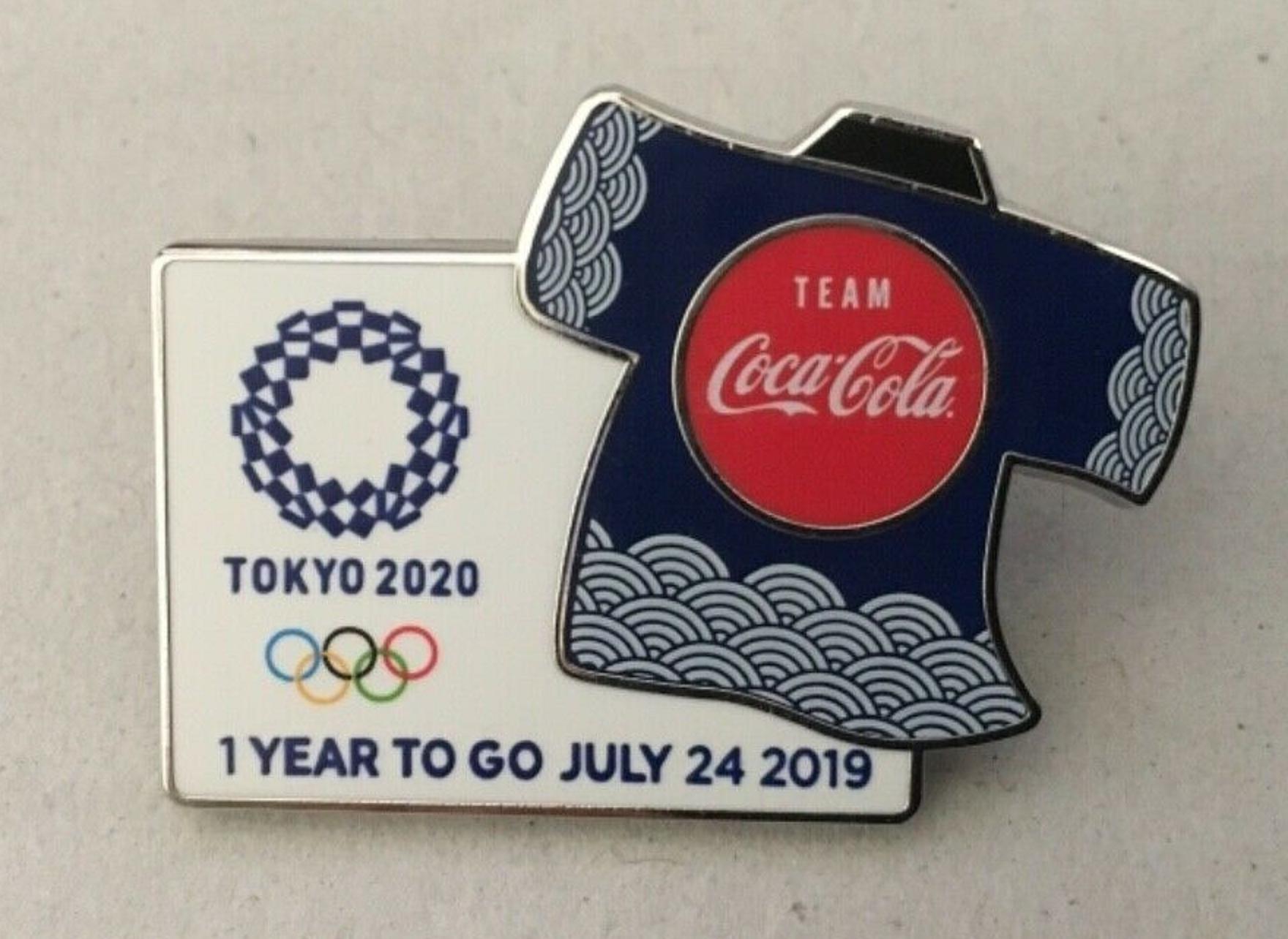Pincollector: Tokyo 2020 Team Coca-Cola 1 Year To Go July 2...